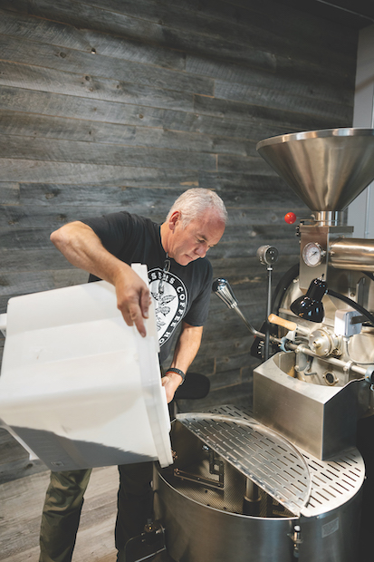 Wydaho Roasters in downtown Driggs, Idaho, serves as a homey café for ...